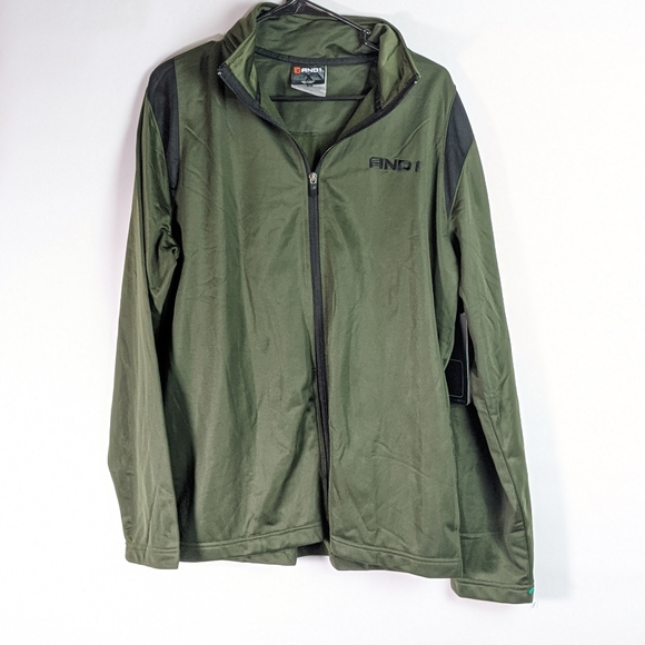 And1 | Jackets & Coats | Nwt And Green Basketball Warmup Jacket | Poshmark
